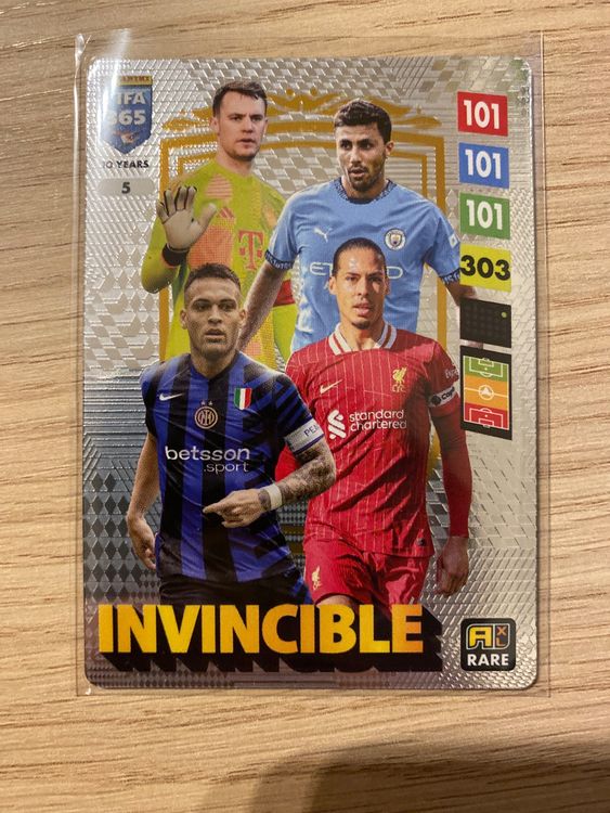 Panini FIFA 365 Adrenalyn XL 2025 Invincible (Neu (gemäss Beschreibung ...