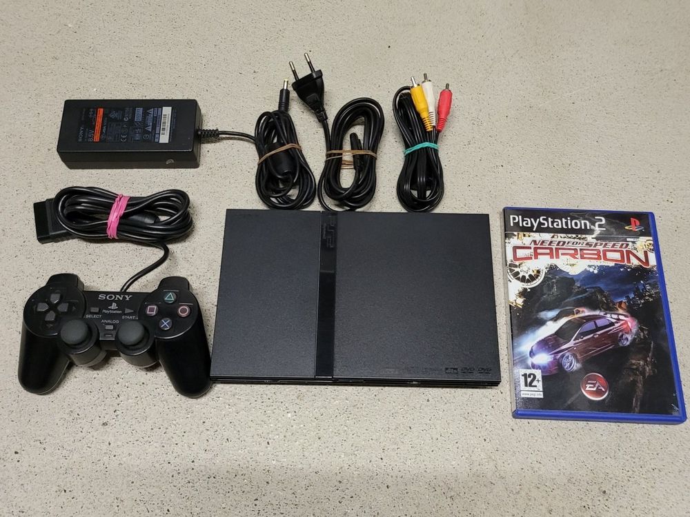 PS2 Slim Konsole + 1 Controller + 1 Game B4 (Gebraucht) in Domat/Ems ...