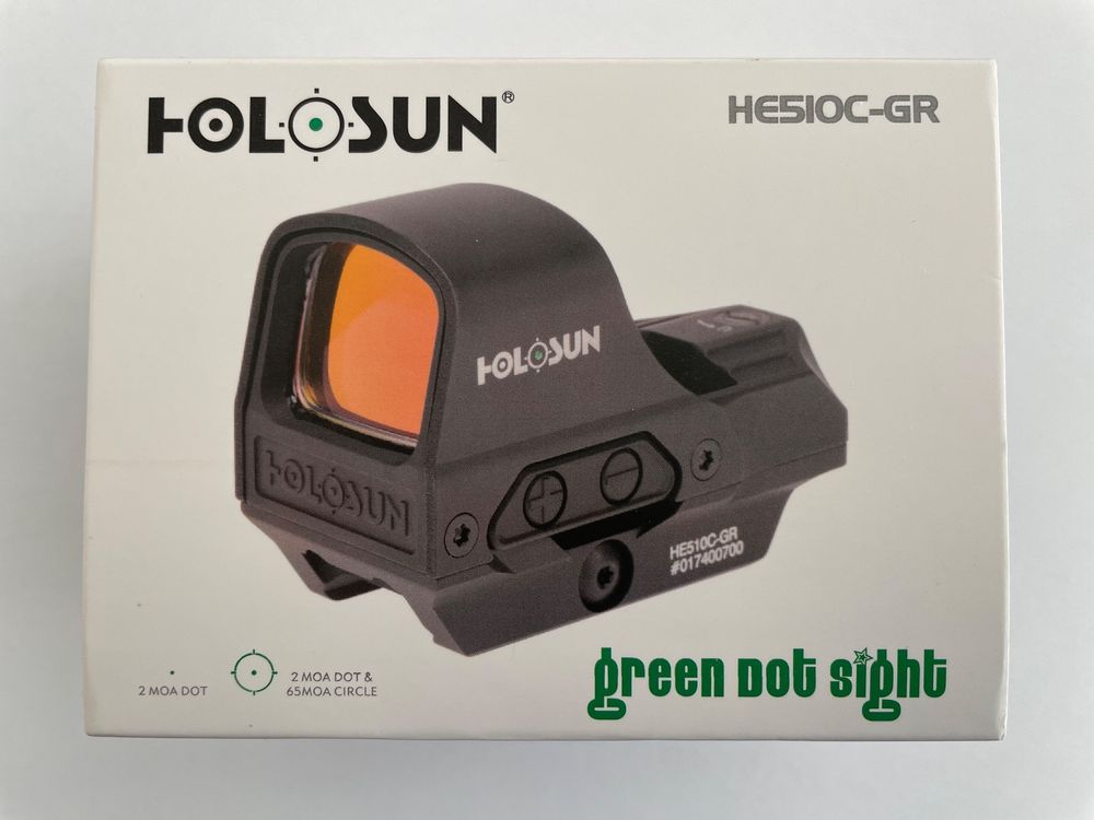 Holosun HE510C-GR Elite Green Dot Sight (Neu (gemäss Beschreibung)) in ...