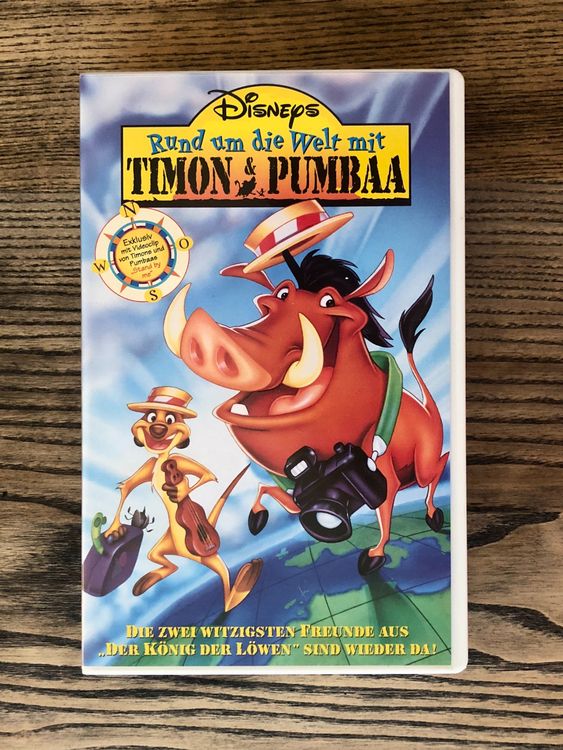 Disney Timon & Pumba Rund um die Welt VHS Videokassette | Kaufen auf ...