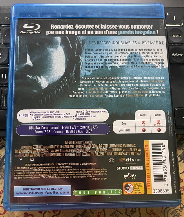 Kingdom of Heaven Director's Cut (2005) - Blu-ray (Gebraucht) in Semsales für CHF 35 – mit ...