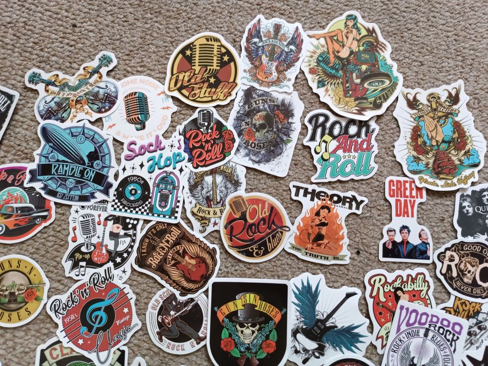 50x Sticker Rock and Roll, Rockabilly | Kaufen auf Ricardo