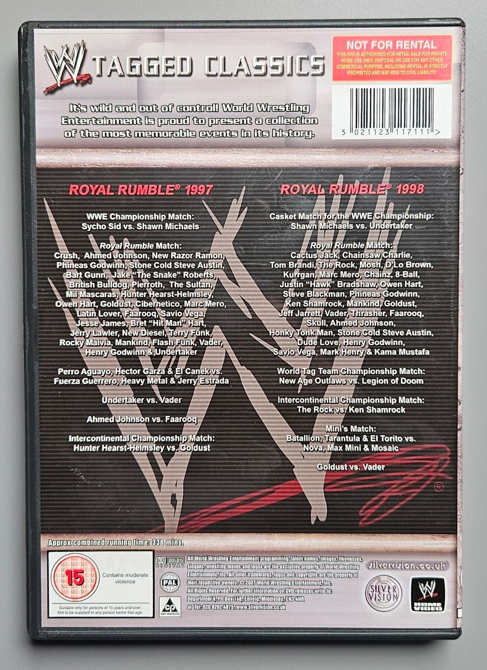 WWE Tagged Classics Royal Rumble 1997 + 1998 2 DVD WWF WCW (Gebraucht ...