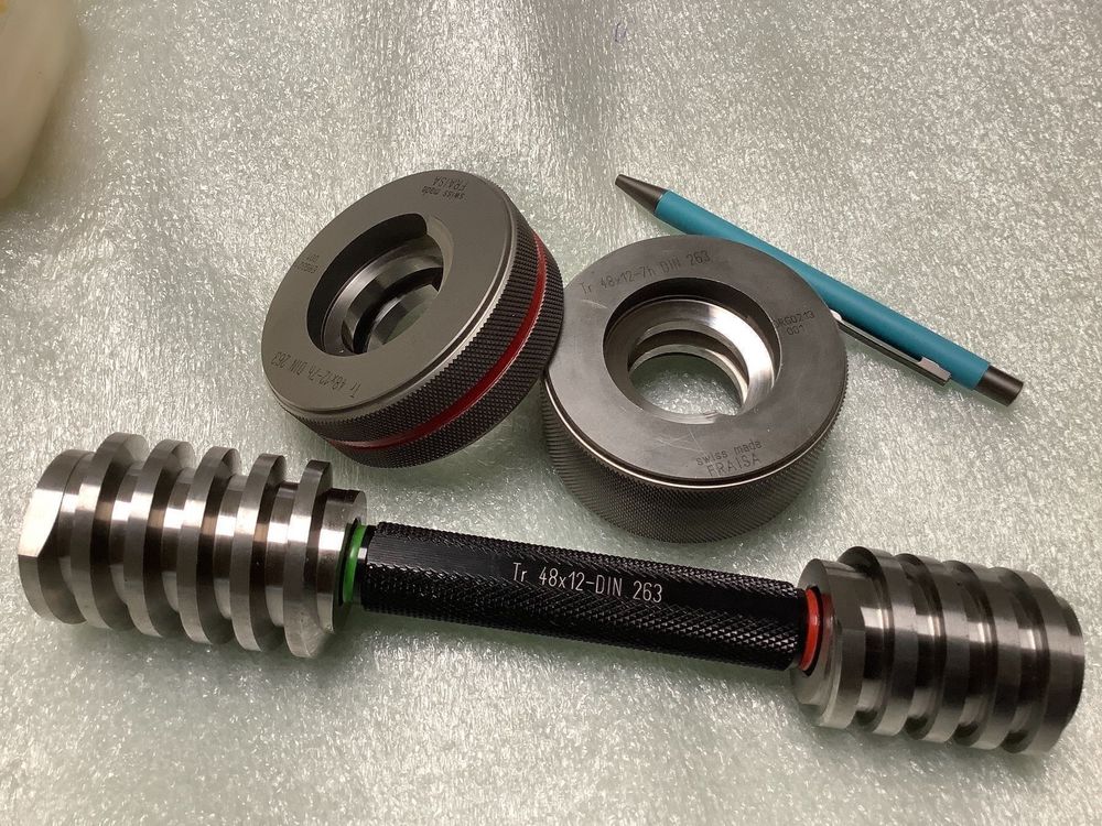 Set TR 48x12 Trapez-Gewindelehren FRAISA (Neu (gemäss Beschreibung)) in Widnau für CHF 422 – mit ...