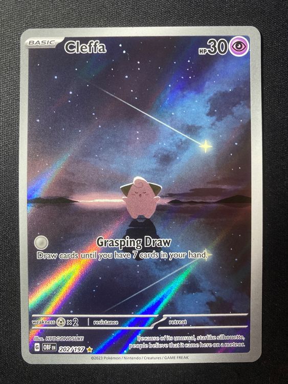 Cleffa 202 - Pii - Illustration Rare - Obsidian Flames - EN | Kaufen auf Ricardo