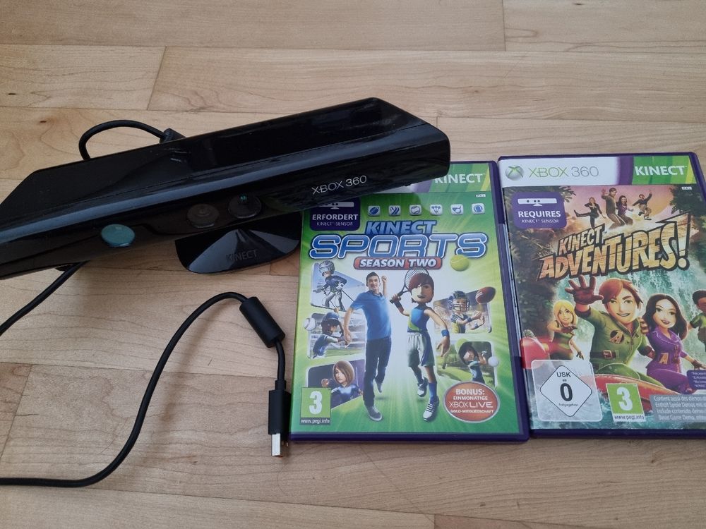 Xbox 360 Kinect + 2 Games | Kaufen auf Ricardo