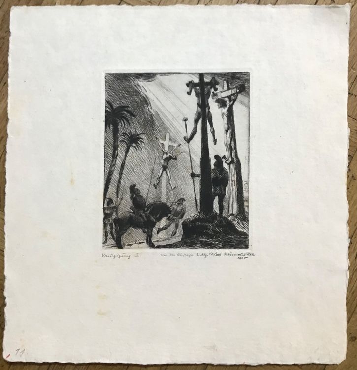 Sehr Interessante Radierung Unleserlich Signiert (Gebraucht) in Root für CHF 5 – mit Lieferung ...