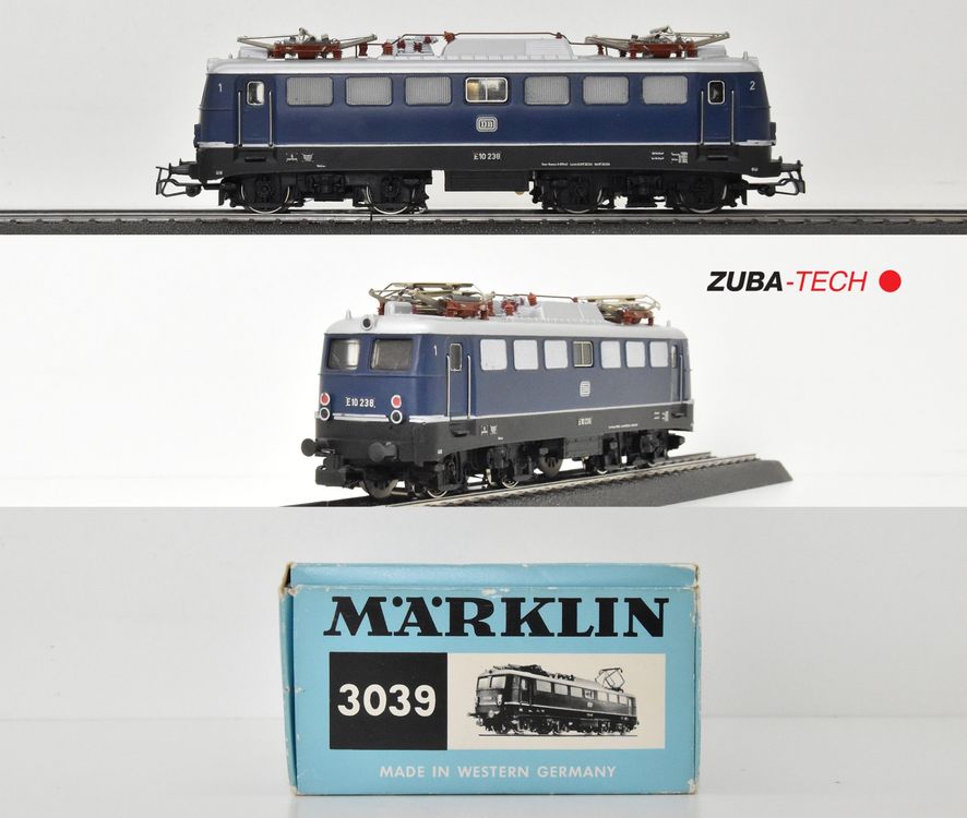Märklin 3039 E-Lok BR E 10 der DB, H0 WS Analog mit OVP | Kaufen auf ...