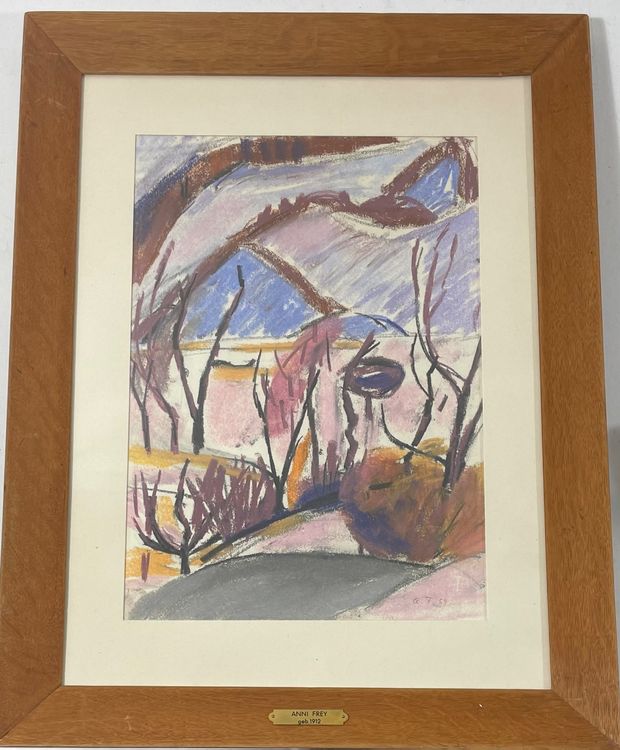 Anni Frey (1912-2001) Kreide Zeichnung | Kaufen auf Ricardo