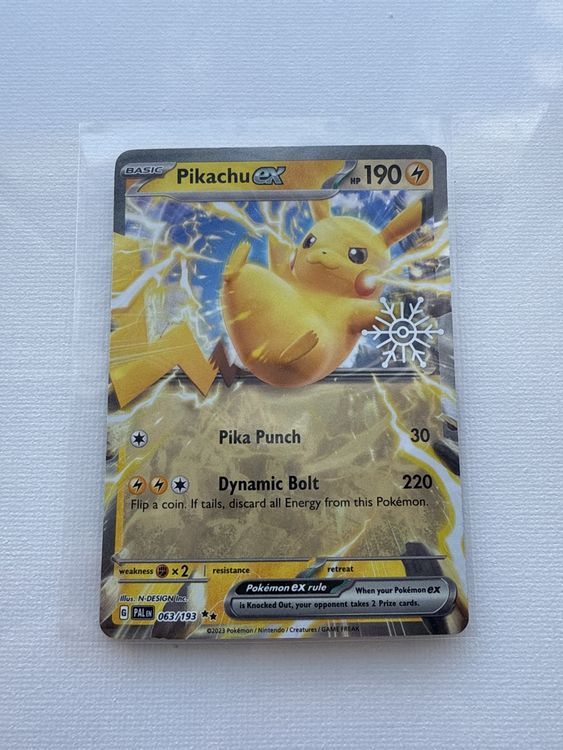 Pikachu EX Promo 063/193 - Excellent Condition | Kaufen auf Ricardo