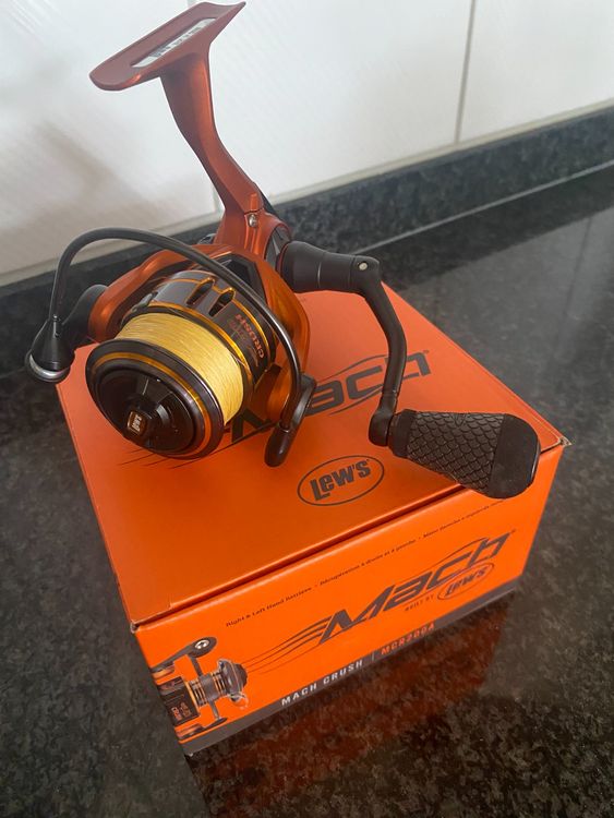 Lew's Mach Crush MCR200A Angelrolle Top Zustand (Gebraucht) in Courtaman für CHF 70 – mit ...