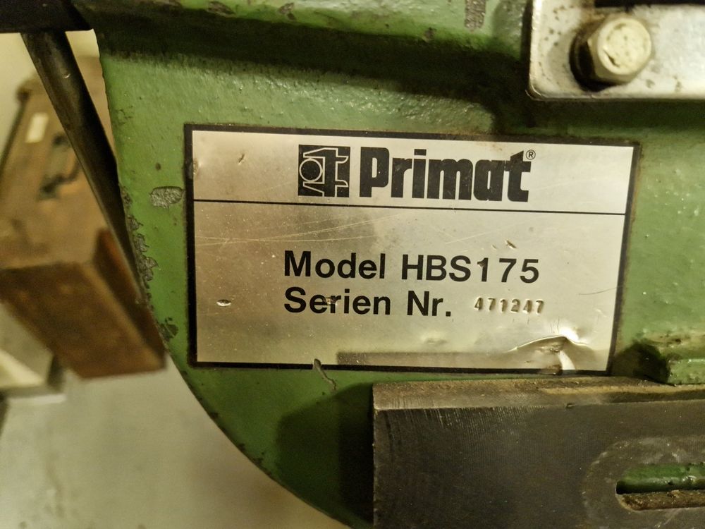 Metallbandsäge Primat HBS 175 (Gebraucht) in Arnegg für CHF 403 – nur ...