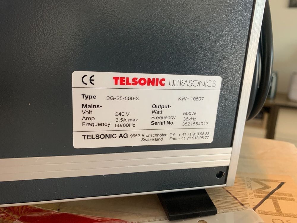 TELSONIC ULTRASONIC GENERATOR SG 25-500 (Neu und originalverpackt) in ...