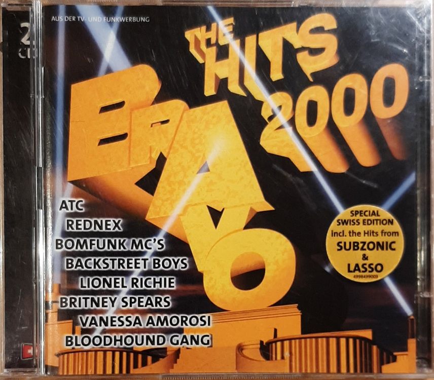 Bravo Hits - The Hits 2000, 2CD Hit Compilation Sampler 2000 (Gebraucht ...