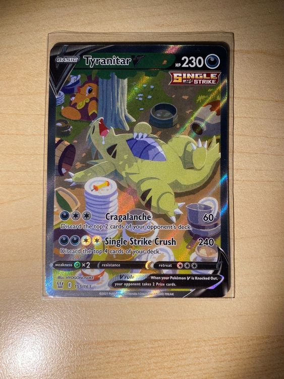 Tyranitar V Single Strike Mint ab 1Fr. (Neu und originalverpackt) in ...