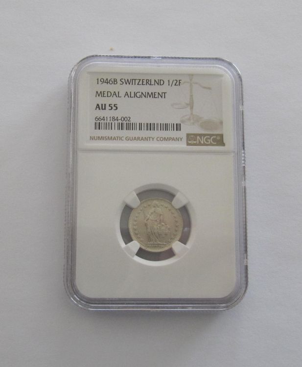 50 Rappen 1946 gleichstehend (NGC geprüft) / Preisvorschlag? | Kaufen auf Ricardo