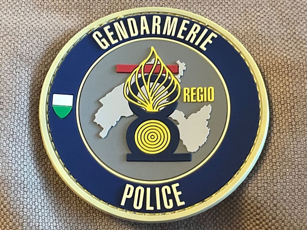 Badge original en PVC de la Police-Gendarmerie Vaud "REGIO" (Neu ...
