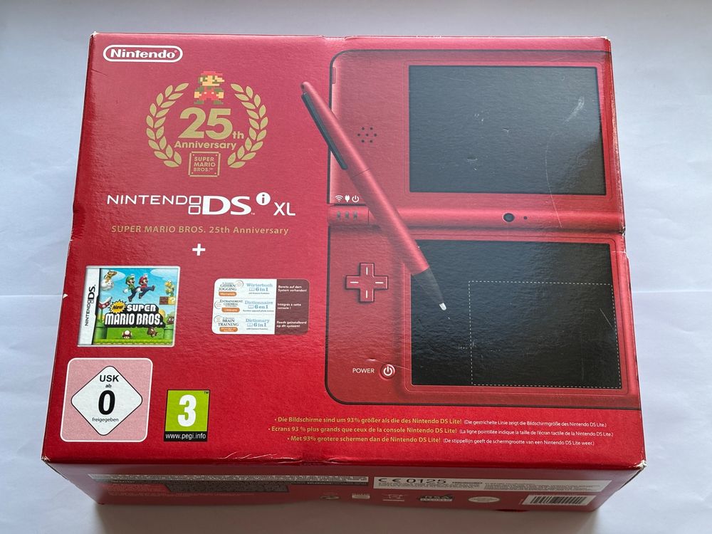 NEU: Nintendo DSi XL 25th Anniversary Edition Super Mario (Neu und ...