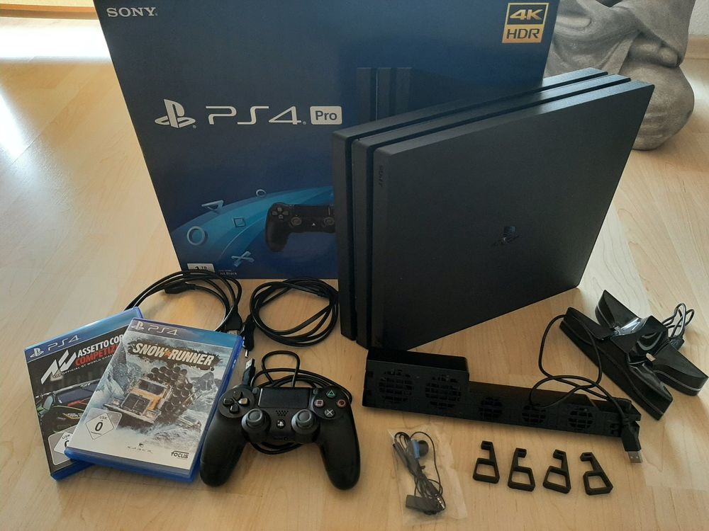 PS4 PRO, 1 TB mit viel Zubehör! | Kaufen auf Ricardo