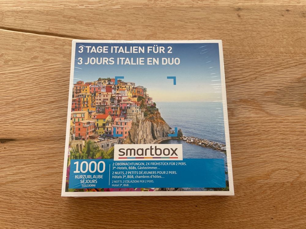 Smartbox „3 Tage Italien für 2“ (Neu und originalverpackt) in Rüdlingen ...