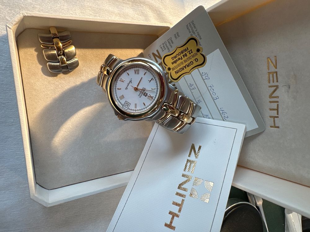 ZENITH AUTOMATIC ACROPOLIS NEU FULLSET 18K750 (Neu und originalverpackt) in für CHF 405 – mit ...