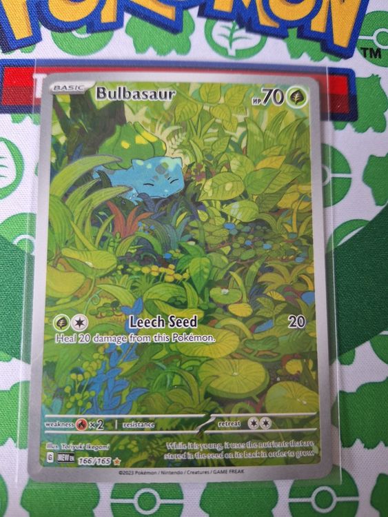 Pokemon 151 Bulbasaur 166/165 Englisch (Gebraucht) in Gossau SG für CHF ...