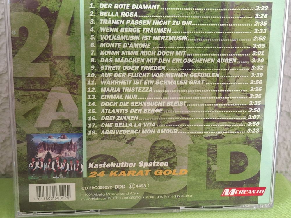 CD- Kastelruther Spatzen - 24 Karat Gold CD🎤 (Gebraucht) in Aarberg für CHF 4 – mit Lieferung ...