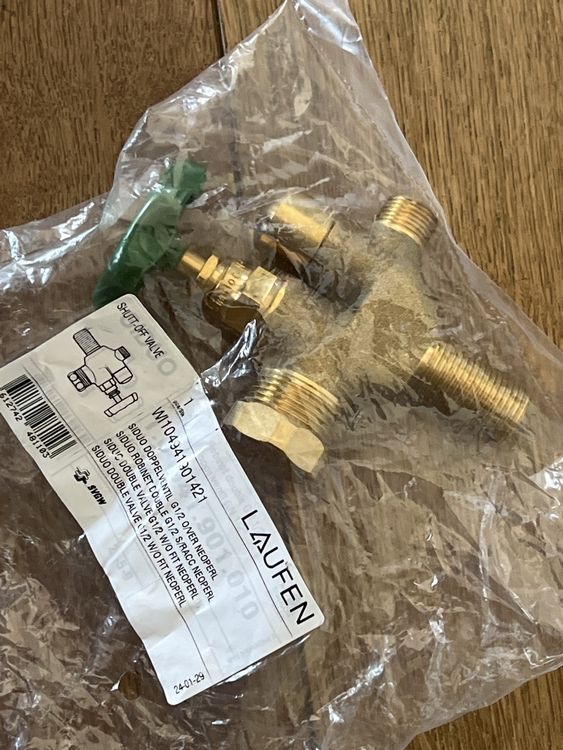 LAUFEN Siduo Doppelventil G1/2 - NEU & OVP (Neu und originalverpackt ...