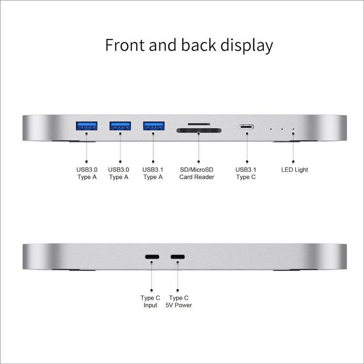 Mac Mini NVMe M.2 Sata Docking Intel M2 M1 SSD Studio HUB (Neu und ...