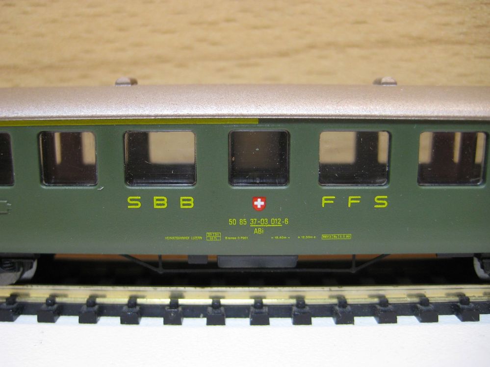 ERIAM 250 ABi Plattformwagen Seetal SBB 1./2. Klasse neu OVP (Neu ...