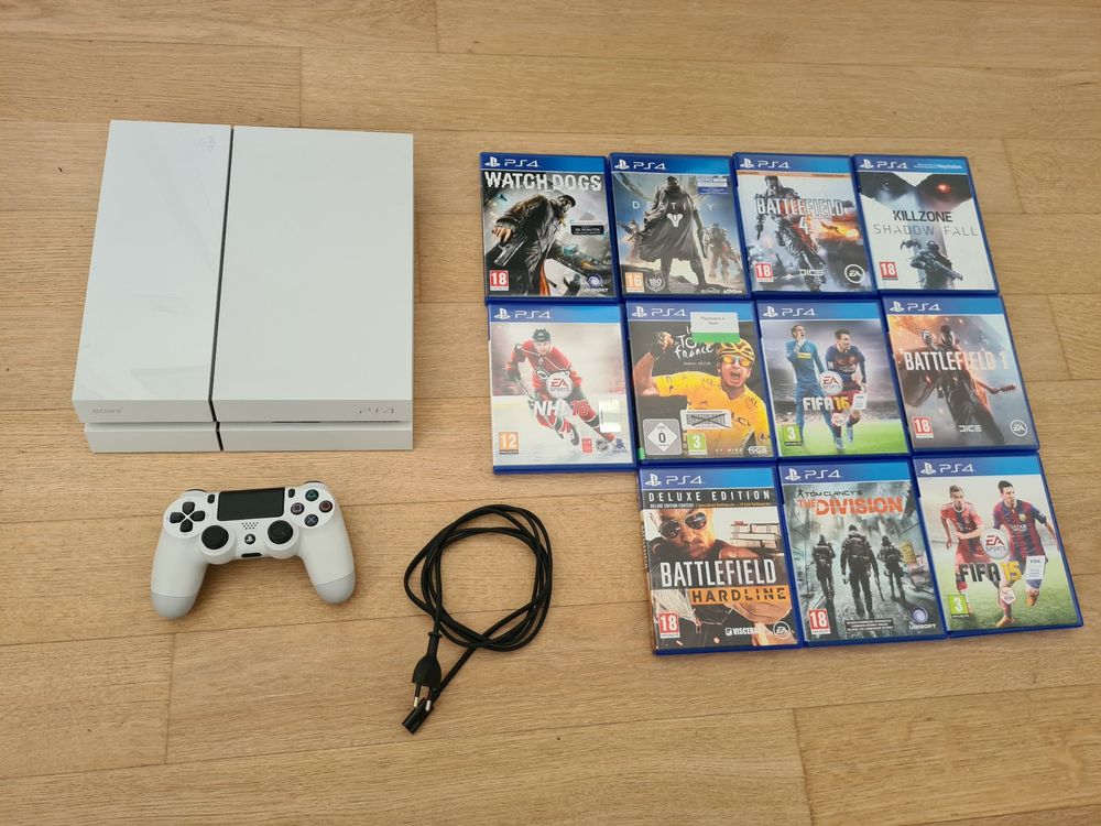 SONY PS4 PlayStation 4 (CUH-1116A) 500GB+Controller+16 Games | Kaufen ...