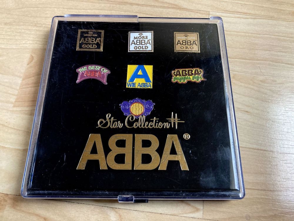 ABBA Star Collection 7x Pin Box (No.044/100) Agnetha/Frida (Gebraucht ...
