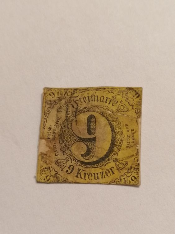 Alt Deutschland Turn und Taxis 9 Kreuzer | Kaufen auf Ricardo