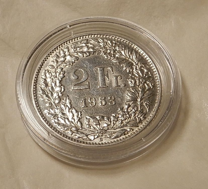 Silber 2 Fr 1953 (Gebraucht) in Luzern für CHF 5 – mit Lieferung auf Ricardo kaufen