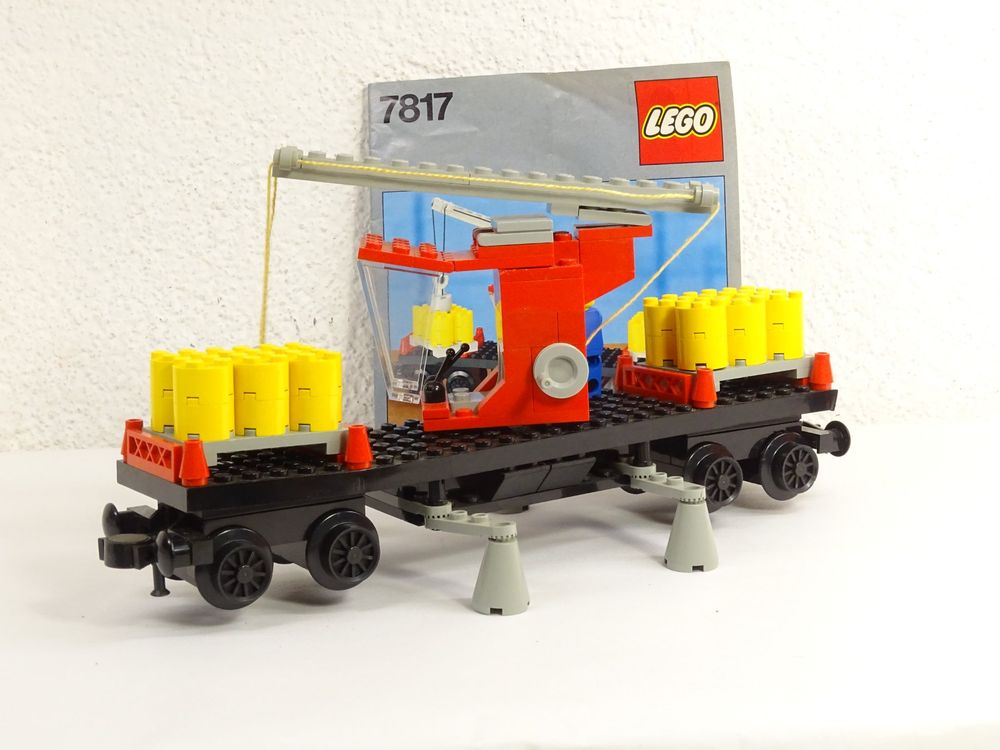 Lego Eisenbahn 7817, 12 Volt Kranwagen, mit Bauanleitung | Kaufen auf ...