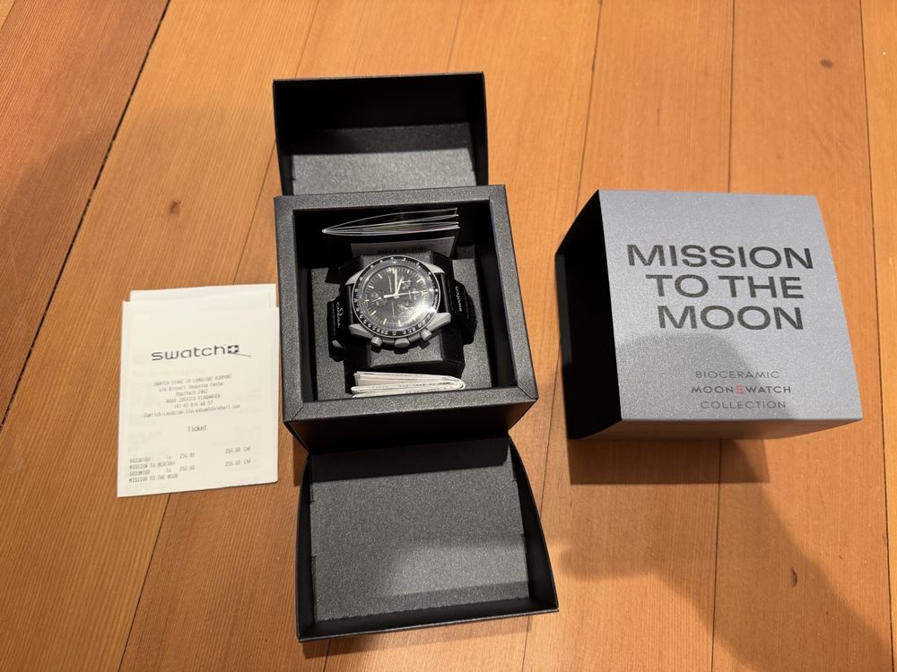 Swatch x Omega Moonswatch Mission to the Moon (Neu und originalverpackt ...