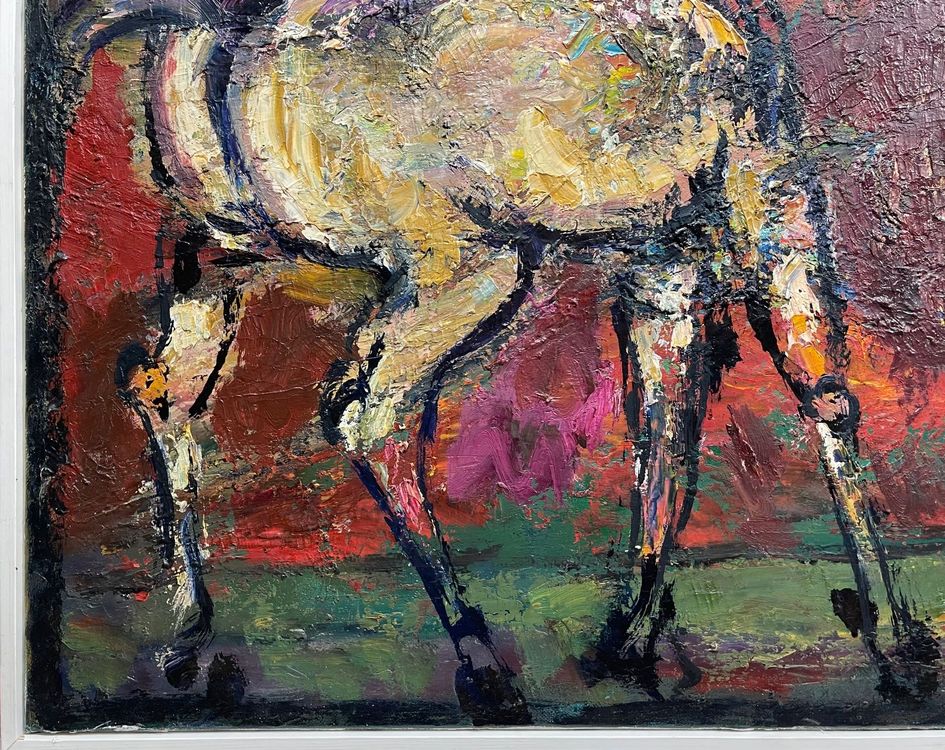 Oscar Barblan (1909-1987)grosses Gemälde (Gebraucht) in Root für CHF ...