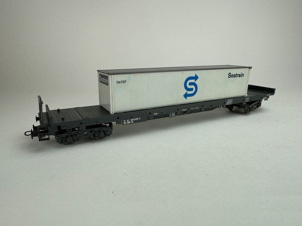 Liliput Containertragwagen mit 40 FT Seatrain Container (D'occasion) à ...