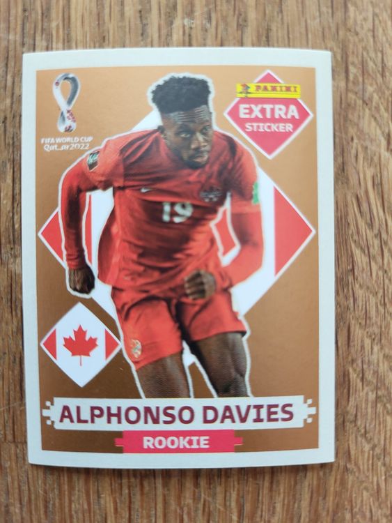 Extra Sticker WM 22 / Alphonso Davies | Kaufen auf Ricardo