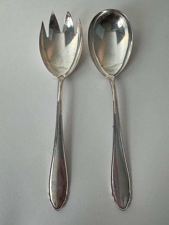 Salatbesteck Silber 800 JEZLER La Reine | Kaufen auf Ricardo
