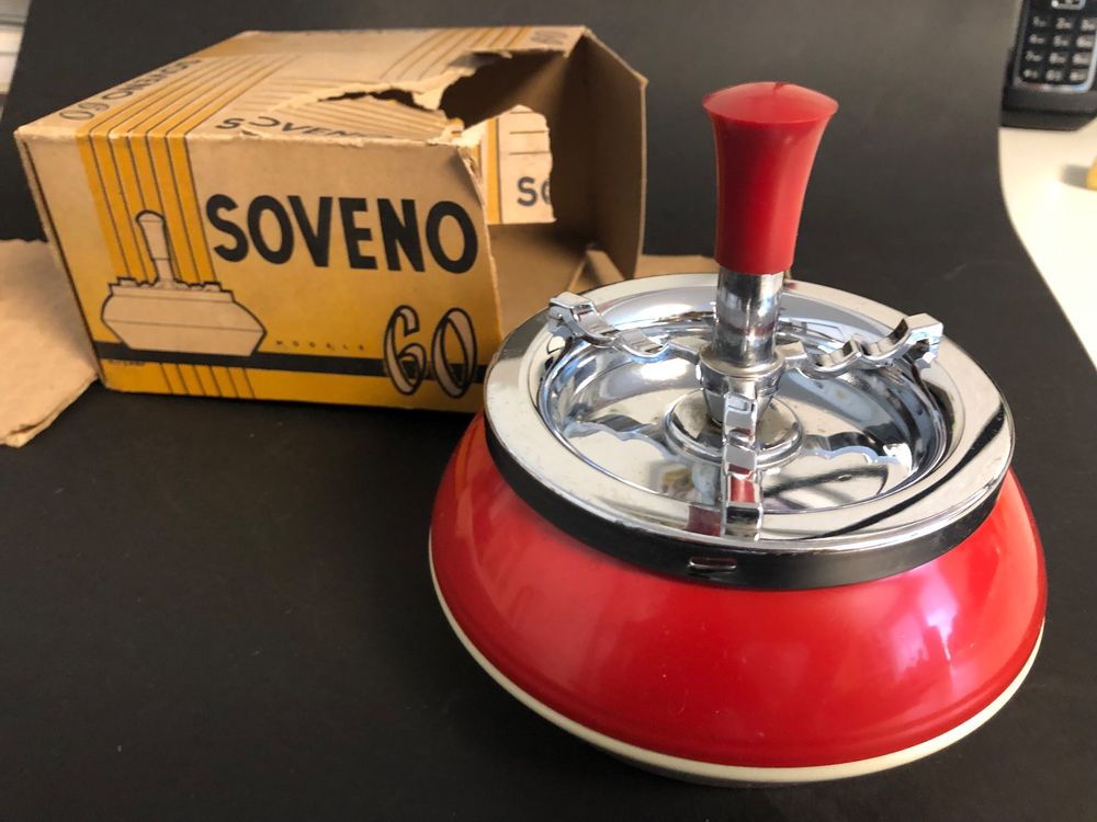 Vintage Aschenbecher Soveno ungebraucht | Kaufen auf Ricardo
