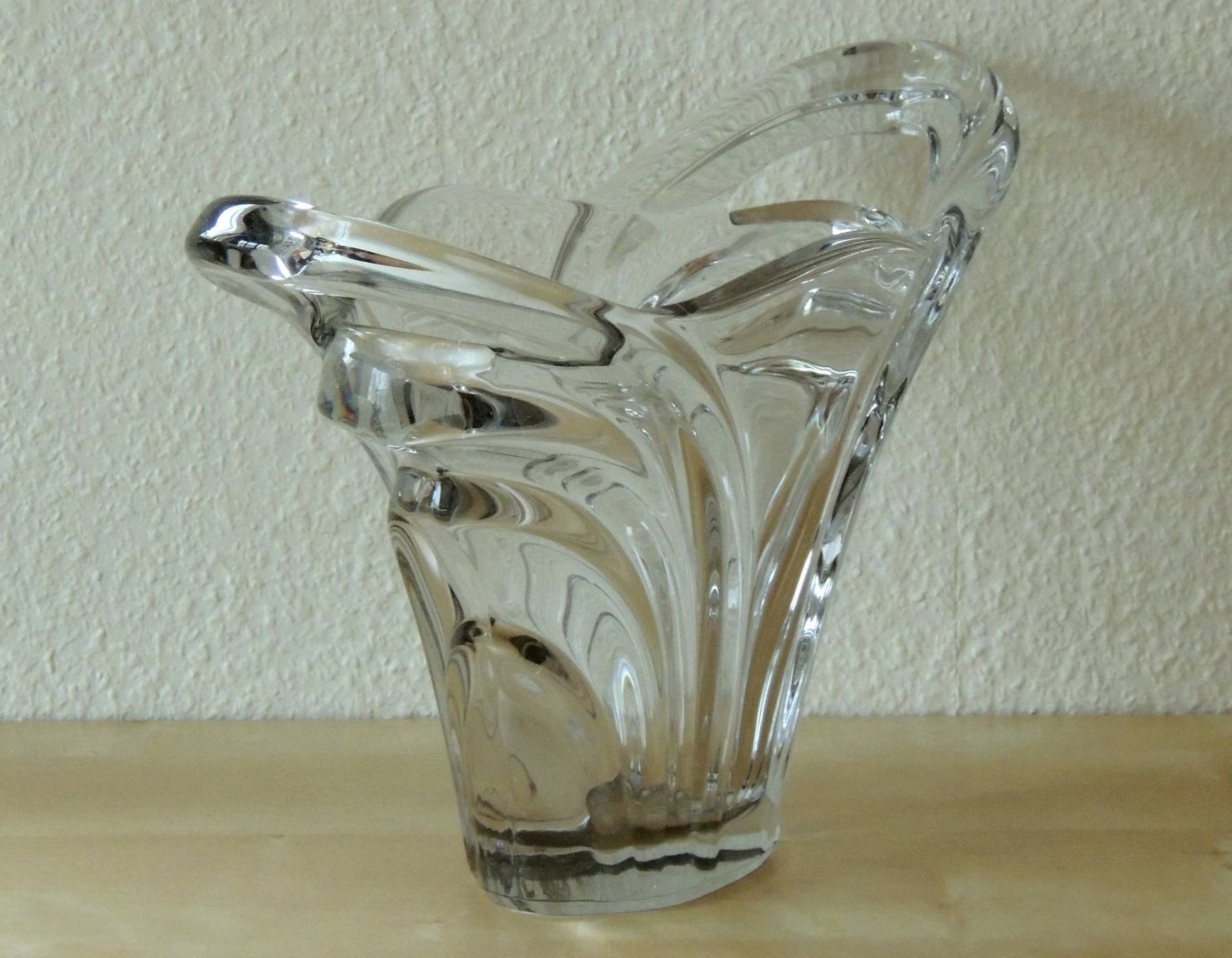 Grand vase en cristal de Vannes Le Châtel, années 1960-1970 (D'occasion ...