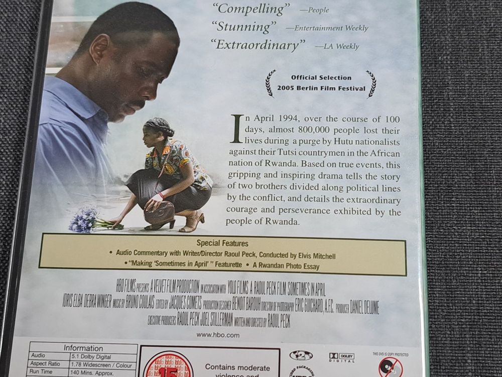 IMPORT-DVD: Sometimes In April (Rwanda 1994) mit Idris Elba (Neu und ...
