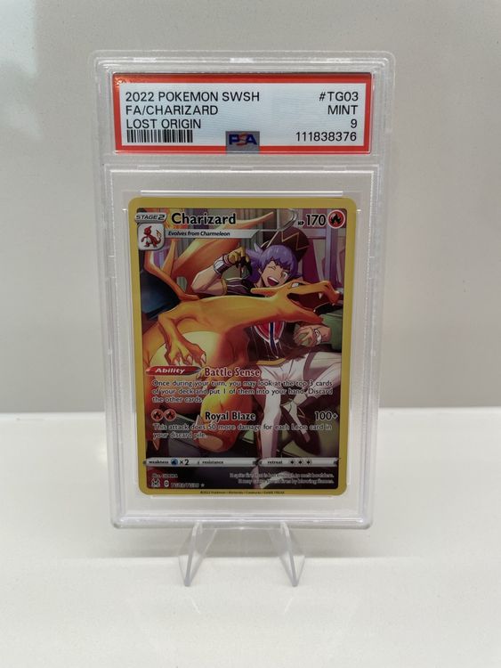 Charizard Trainer Galery Lost Origin 2022 PSA 9 (Neu (gemäss ...