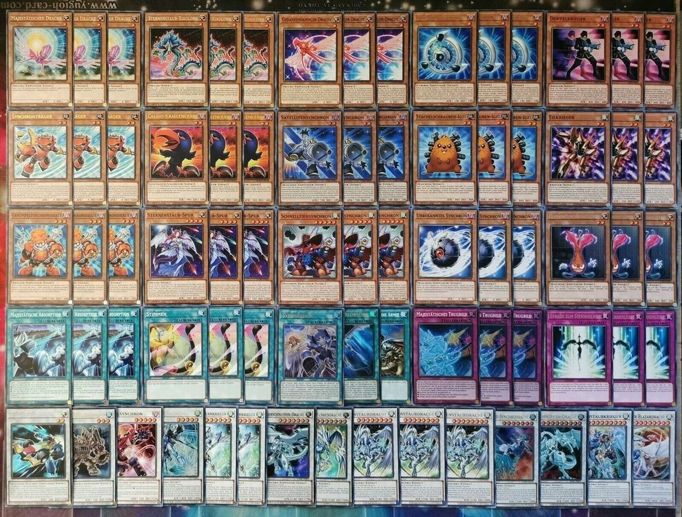 SYNCHRO DECK/SET/CORE-Sternenstaub,Majestätischer,Gerümpel,S | Kaufen ...