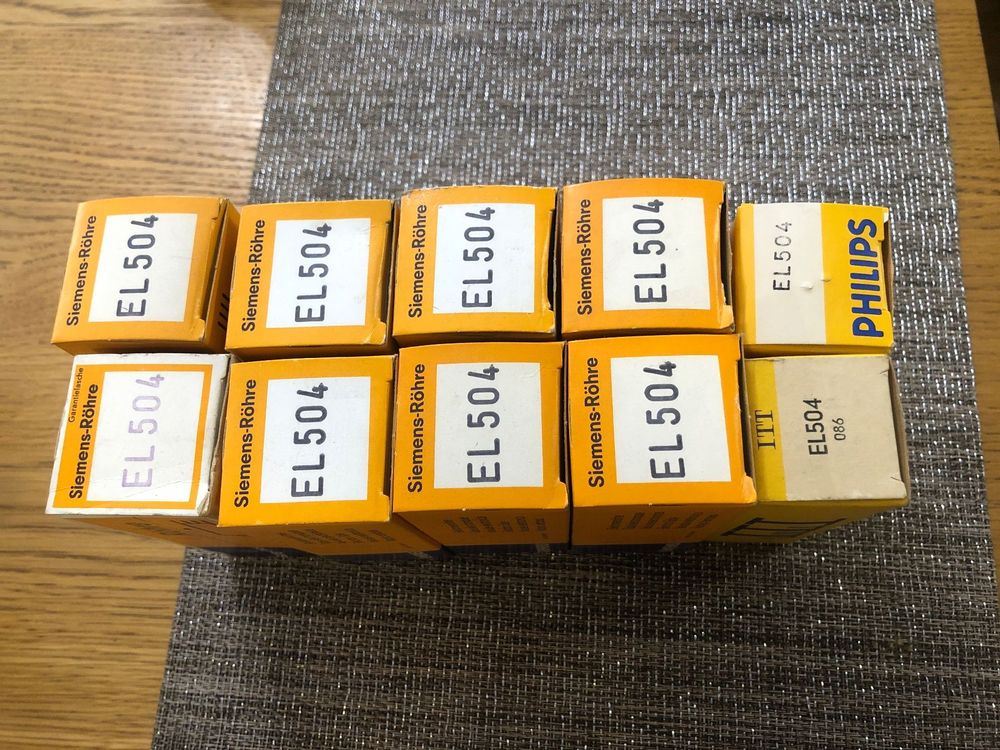 10x Radio/TV Antik Röhre EL504 | Kaufen auf Ricardo