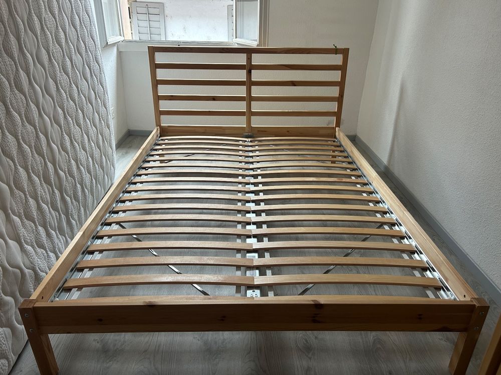 Lit TARVA IKEA en pin avec sommier (D'occasion) à Porrentruy pour CHF ...