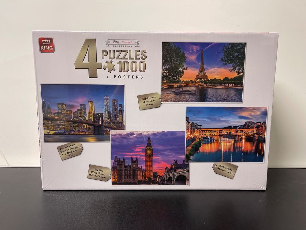 Neu King Puzzle 4x1000er (1x) (Neu und originalverpackt) in Inwil für ...