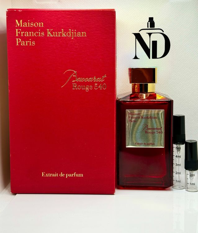 MFK Baccarat Rouge 540 Extrait de Parfum 2ml Abfüllung Probe (Neu ...