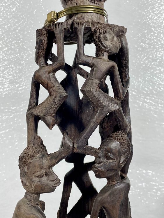 Alte Grosse Handgeschnitzte Afrikanische Holz Skulptur Mono. (Gebraucht) in Root für CHF 10 ...